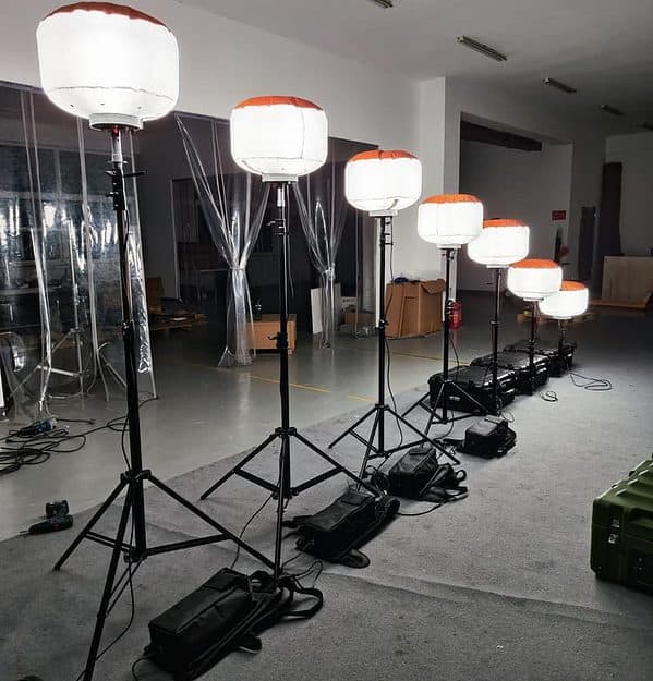 The Basic Design of Balloon Light Towers